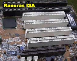 AUXILIAR DE HARDWARE: RANURAS ISA
